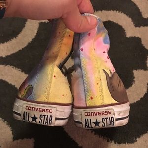 Converse | Shoes | Totoro Custom Made Authentic Converse Uk 8 | Poshmark